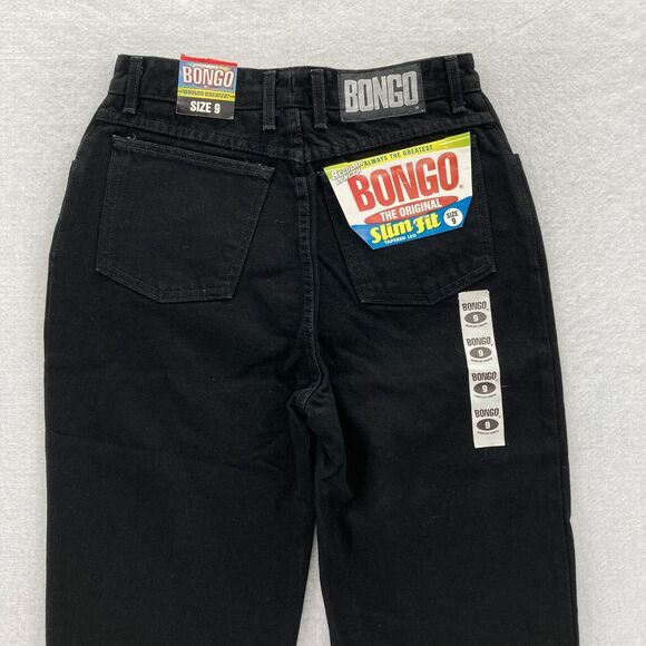 BONGO | Jeans | Vintage Bongo Jeans Womens 9 Black Denim Slim Fit ...